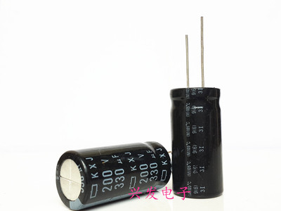 全新液晶电源 长寿命 电解电容 200V330UF 330UF200V 体积：18X35