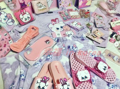 韩国代购比熊可爱卡包筆橡皮擦