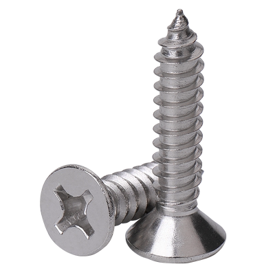 316十字沉头自攻螺丝平头自攻丝