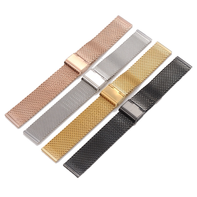 钢米兰网钢带ck通用超薄钢表链