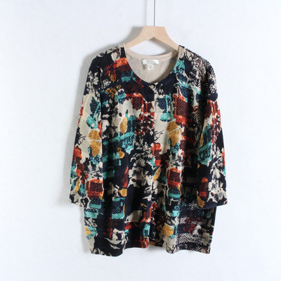 外贸米国单cj*s舒适棉质针织开衫