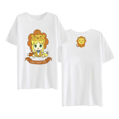 茶猫屋日本动漫周边FATESaber吾王Q版萌萌狮子短袖T恤满百包邮新