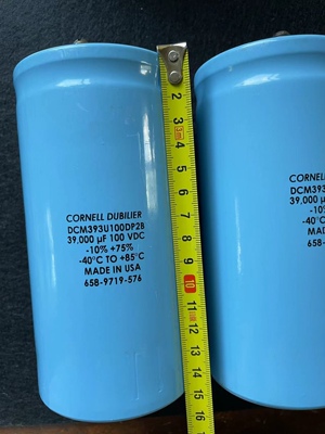 美国KRELL KSA系列功放电容39000UF100V原装拆机一套两支