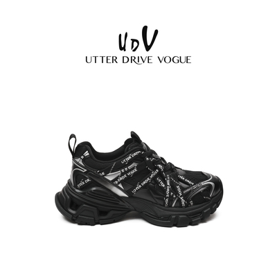UDV机能风厚底增高老爹鞋女款