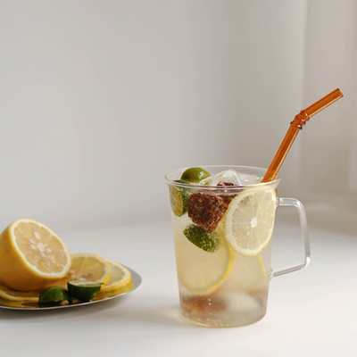 KT原厂CAST超薄玻璃咖啡杯冷萃茶杯冰拿铁杯牛奶透明水杯日本设计