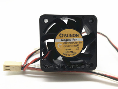 台湾建准 4CM 4028双滚珠大风量风扇 12V 2.6W GM1204PQB1-8A