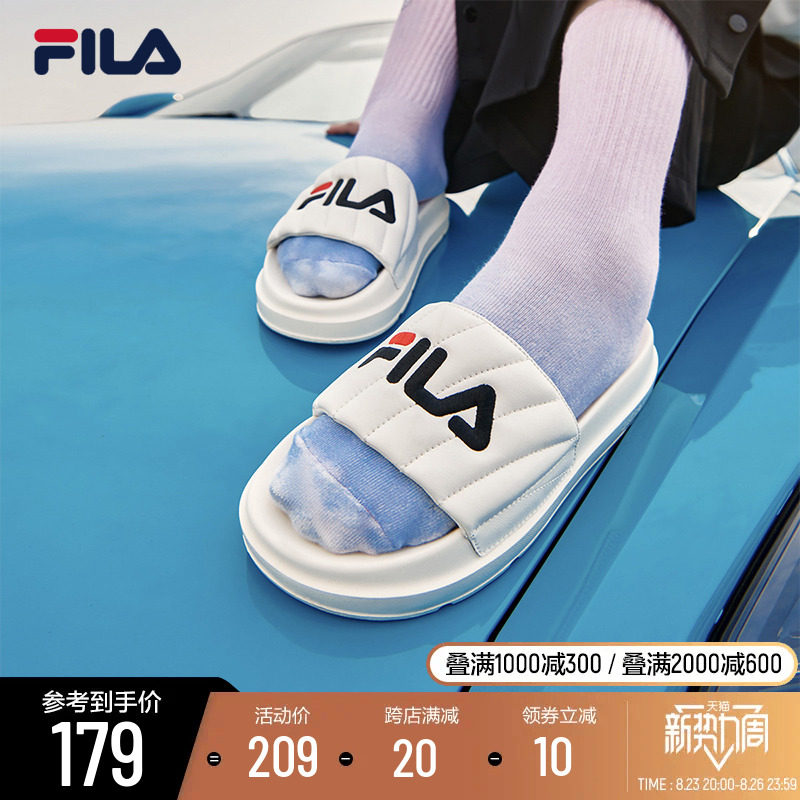 FILA斐乐女鞋运动拖鞋2023夏季新款厚底沙滩鞋休闲鞋DRIFTER_虎窝淘