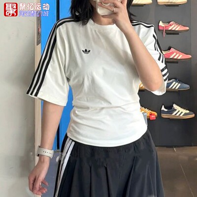 阿迪达斯三叶草女夏新款短袖T恤