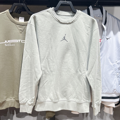 耐克男装2025春新年款宽松简约百搭休闲针织卫衣套头衫HV8950-370