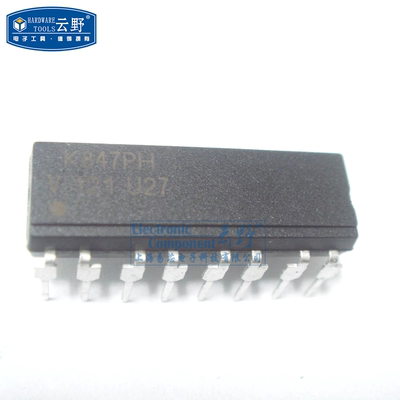 【高科美芯】光藕K847PH DIP16 光电耦合器 晶体管输出 全新原装