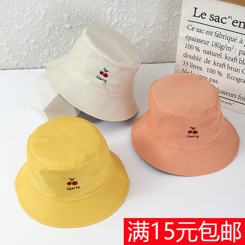 双面渔夫帽夏季防晒可折叠情侣潮流韩版少女春秋景区遮阳薄款盆帽