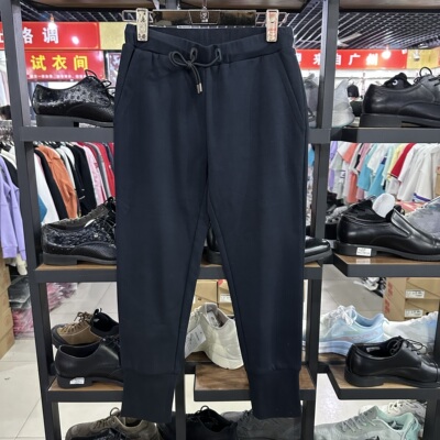 QET潮牌女子针织长裤春秋款舒适潮流紧口卫裤舒适运动裤子1211