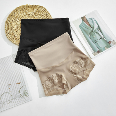 古妃女收腹提臀薄款蕾丝花边内裤