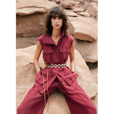 西班牙欧洲正品代购 MANGO 女士 口袋褶皱效果西装马甲 87047718