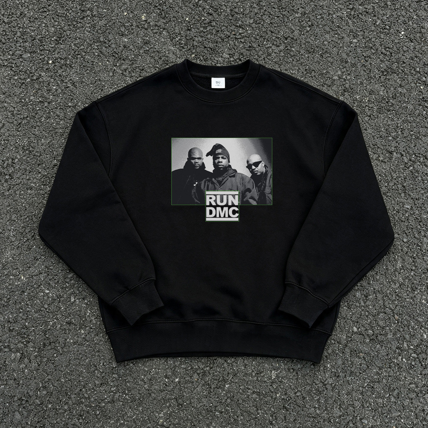 Run DMC 经典嘻哈乐队美式复古Hiphop 街头风创意别致高级感卫衣