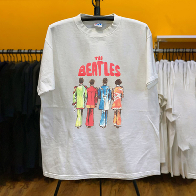 The Beatles披头士乐队《佩珀军士》专辑周边印花vtg纯棉短袖T恤