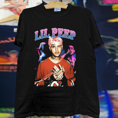 ART Fashion Lil Peep欧美风嘻哈说唱歌手ins短袖T恤hiphop高街风