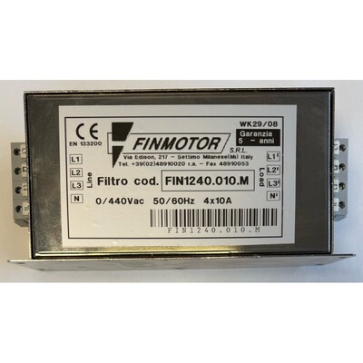 Finmotor Dreiphasen Parallelfilter / 0/440VAC / 4x10A / FIN1