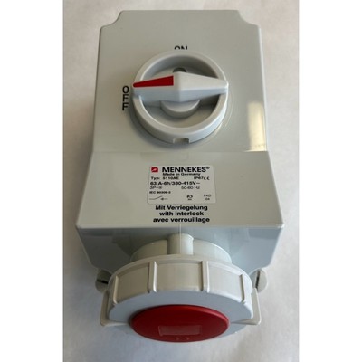 Mennekes Wanddose Duo 5110AE  63A6h  380415V  5060Hz  Neu oh