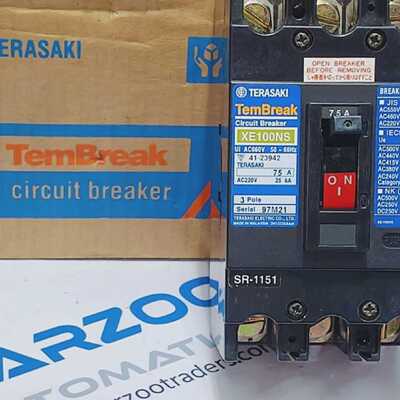 Nouveau Terasaki Xe100Ns 3 Ples 75A TemBreak Disjoncteur Ac2