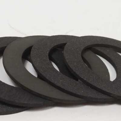 5x Reibbelag Rutschnabe M15860 4498  88mm Innen  58mm Dicke3