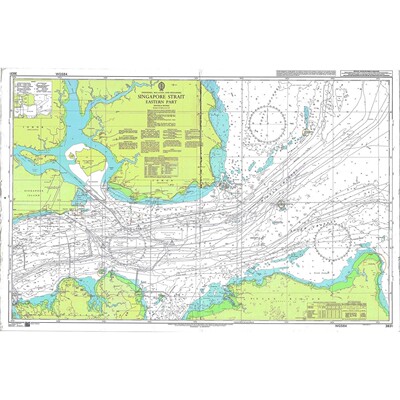 Admiralty 3831 Singapore Strait Eastern Part Indonesia Malay