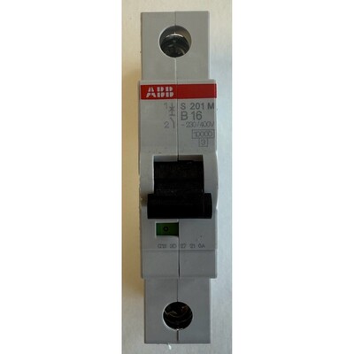 ABB Sicherungsautomat 1-polig / 10A / ~230/400V / S201M-B16