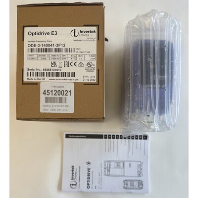 Invertek Drives Frequenzumrichter Optidrive E3  15kW2HP  ODE