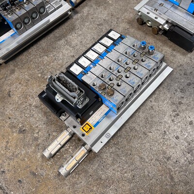 1x Festo Ventilinsel VIMP-02B-1/8-8 18564 + 8x MVH-5-1/8-B-V