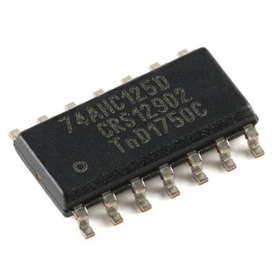 全新原装 74AHC125D SOP-14 四通道缓冲器/线路驱动器；三态