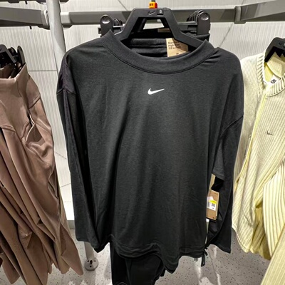 NIKE耐克女子26春季新款运动休闲长袖卫衣套头衫T恤 IQ0338-010