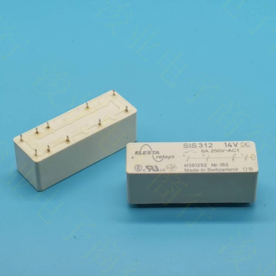 ELESTA安全继电SIS312 14VDC进口拆机件10脚质量完好