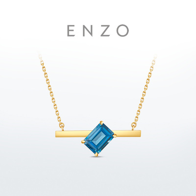 ENZO18K金托帕石项链