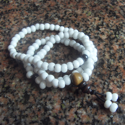 陶瓷原创纯白色串珠手链包邮