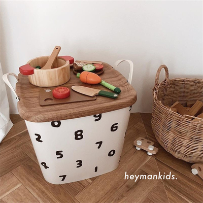 heymankid｜日本正品stacksto高颜值脏衣篮儿童玩具杂物收纳箱