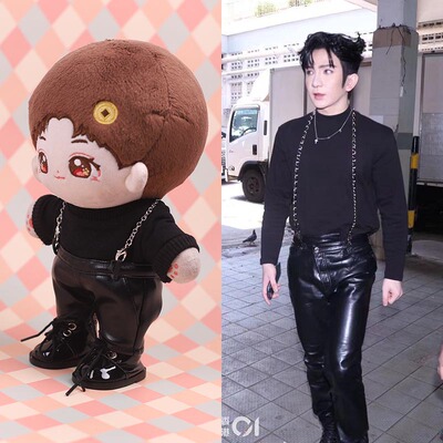 20厘米娃衣Mirror棉花娃娃盧瀚霆Anson lo教主娃衣同款公仔衫衣服