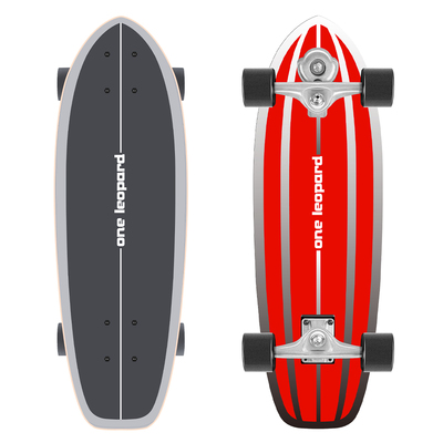 一豹枫木成人专业陆地冲浪板免蹬