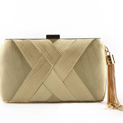 Handmade Clutch Evening Bag Wedding Party Prom Bridal Purse