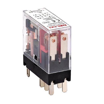 德力西8脚小型中间电磁继电器CDZ9-14F一常开一常闭5脚220V/24V