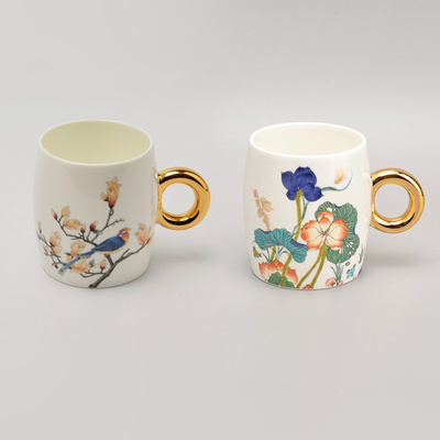 永丰源幸福春天陶瓷马克杯