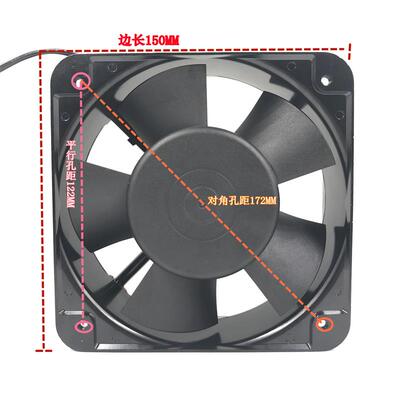 台湾SJ15050HA2 110/220/380V 15CM正方形工业机柜配电箱风扇