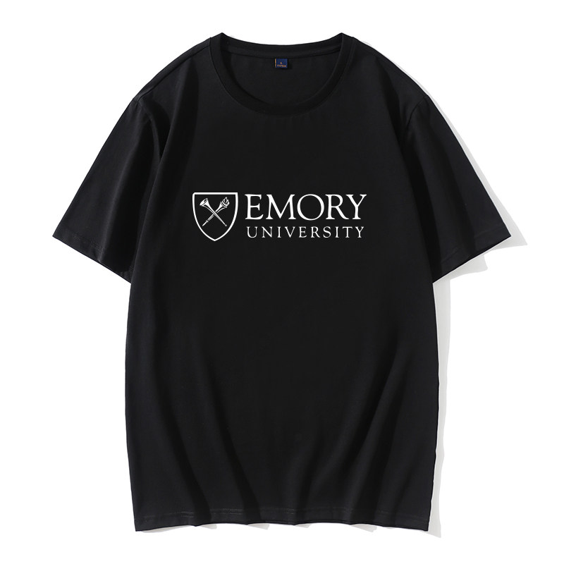 美国埃默里大学T恤短袖纪念品Emory University男女t恤半袖文化衫