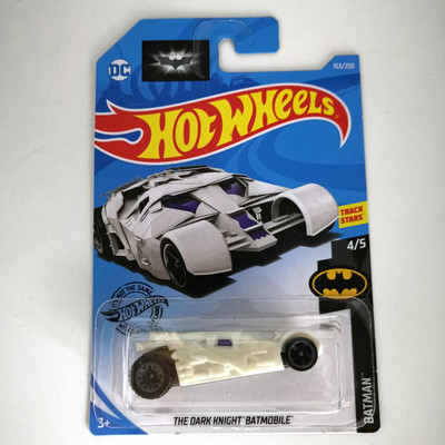 风火轮HotWheels THE DARK KNIGHT BATMOBILE蝙蝠战车白 2019-153