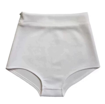 爵士舞短裤白色显瘦高腰短裤 女团百搭演出表演舞蹈裤heels短裤