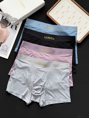 LP新款男士内裤纯棉7A裆平角短裤头男款四角裤头