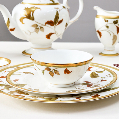 菜盘汤碗骨瓷高级感精致家用日式