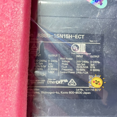 欧姆龙伺服驱动器R88D-1SN15H-ECT，OMRN ~议价