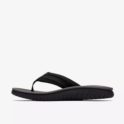 clarks其乐男鞋拖鞋皮革人字拖户外运动鞋凉拖夏季沙滩鞋缓震防滑