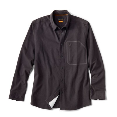 ORVIS男衬衫法兰绒长袖柔软UPF 50+亲肤春秋保暖欧美经典款3JJE