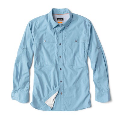 ORVIS男衬衫方领长袖春夏吸湿排汗运动休闲时尚亲肤户外舒适3B5X